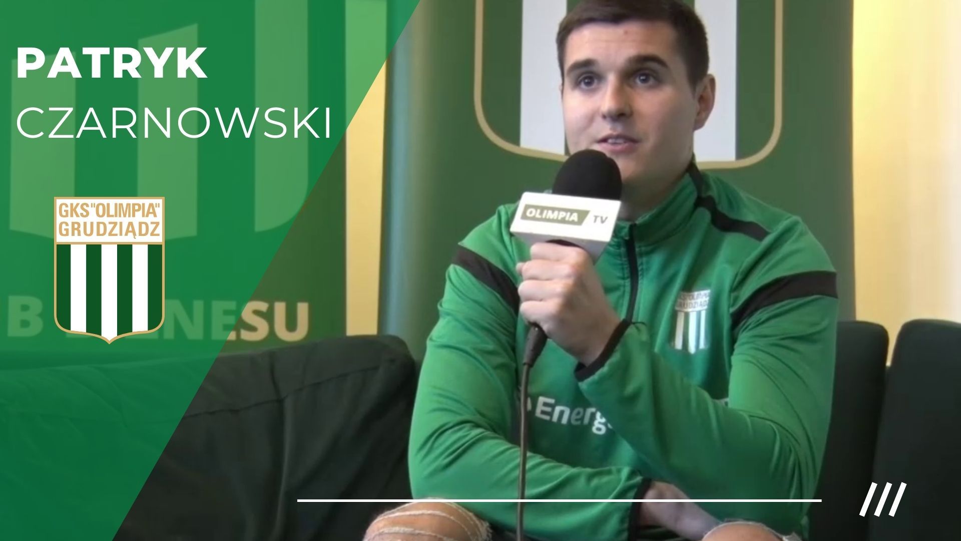 Patryk Czarnowski o transferze do Olimpii - Olimpia Grudziądz S.A.