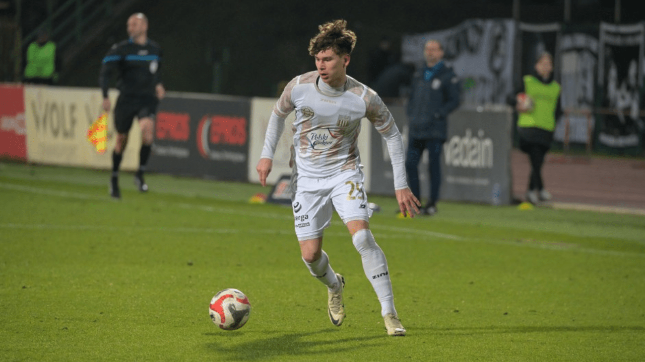 Kacper Rychert w "11" kolejki magazynu Ligowiec! - Olimpia Grudziądz S.A.